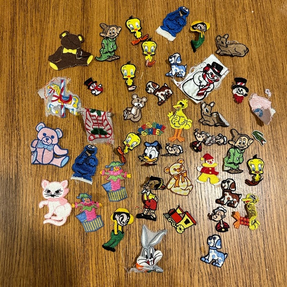 Vintage | Design | Vintage Colorful Cartoon Character Patches | Poshmark